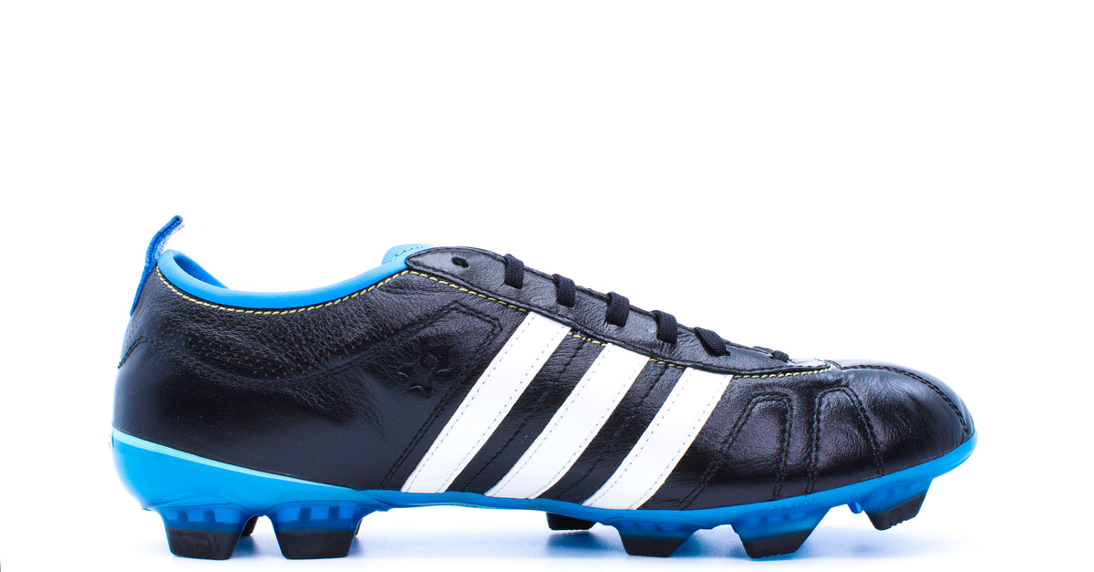 Adidas Adipure 4 FG Black/Splash Blue (G40532) – Retro Soccer Cleats